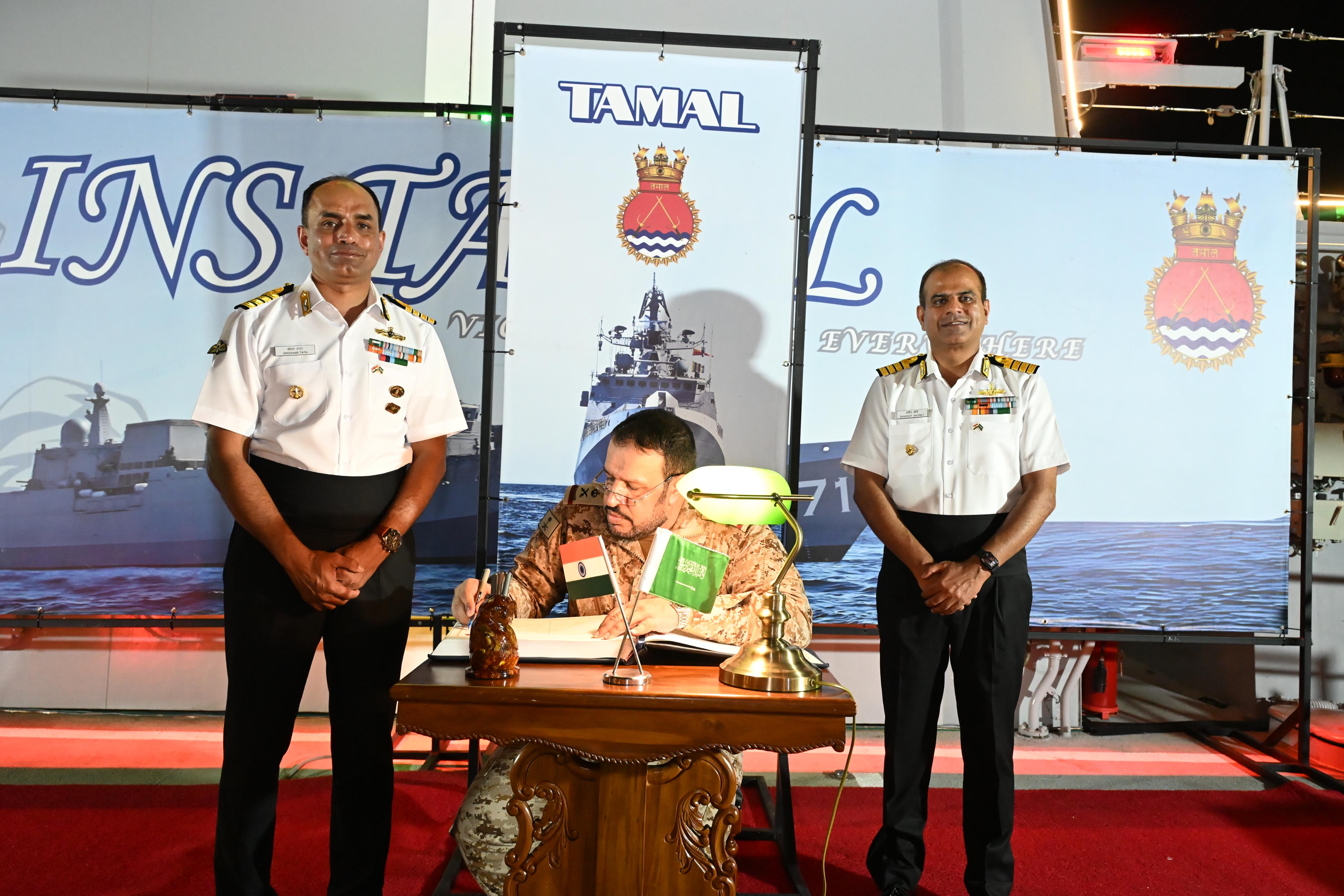Force | Indian Naval Ships Tamal and Surat Depart Jeddah, Saudi Arabia