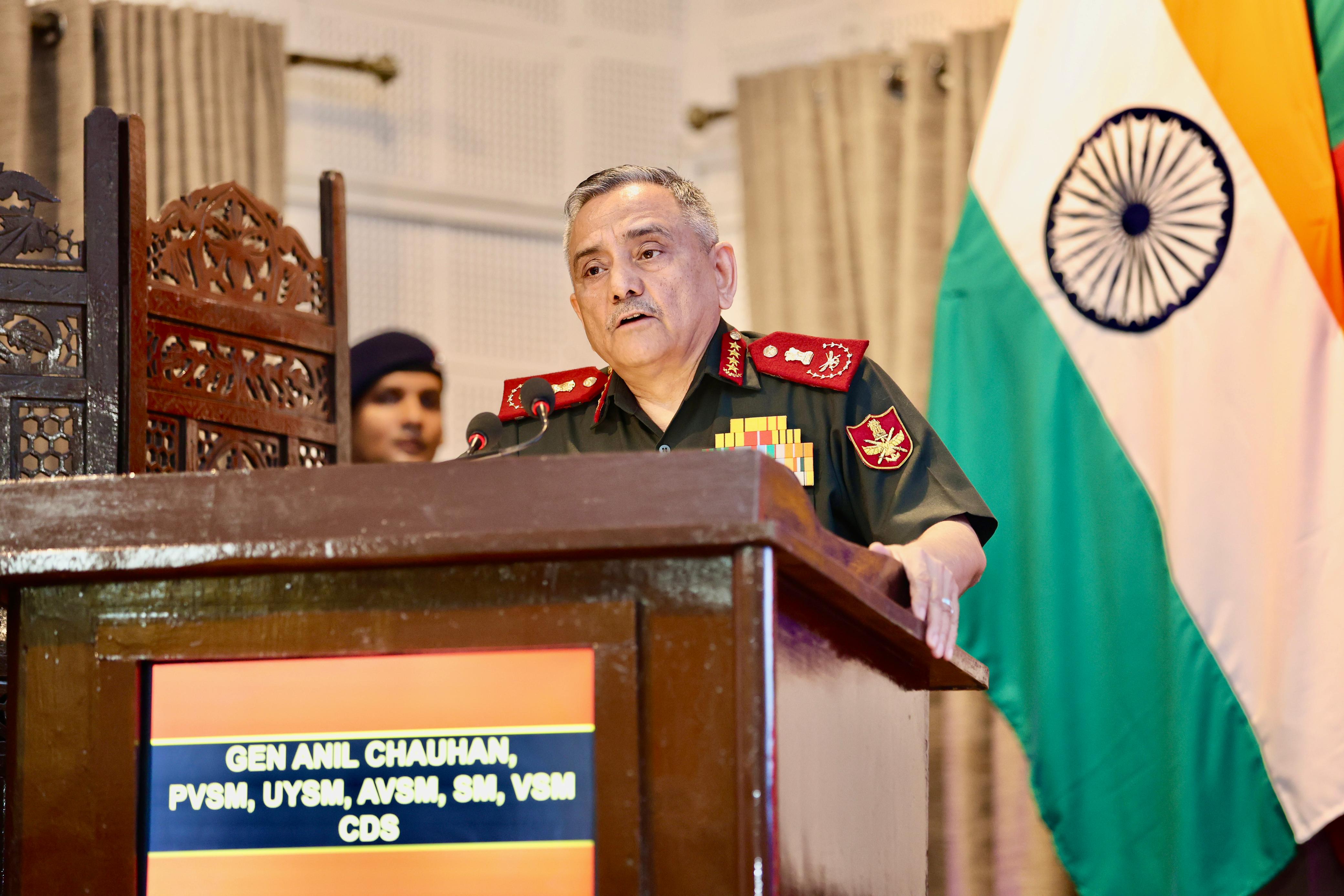 Force | CDS’ Address at First Tri-Service Seminar at Army War College ...